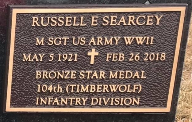 Master Sergeant Russell E. Searcey | Soldiers Stories